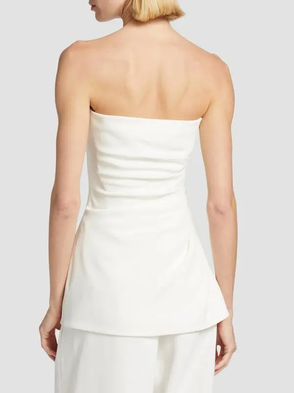 Proenza Schouler Draped Strapless Top