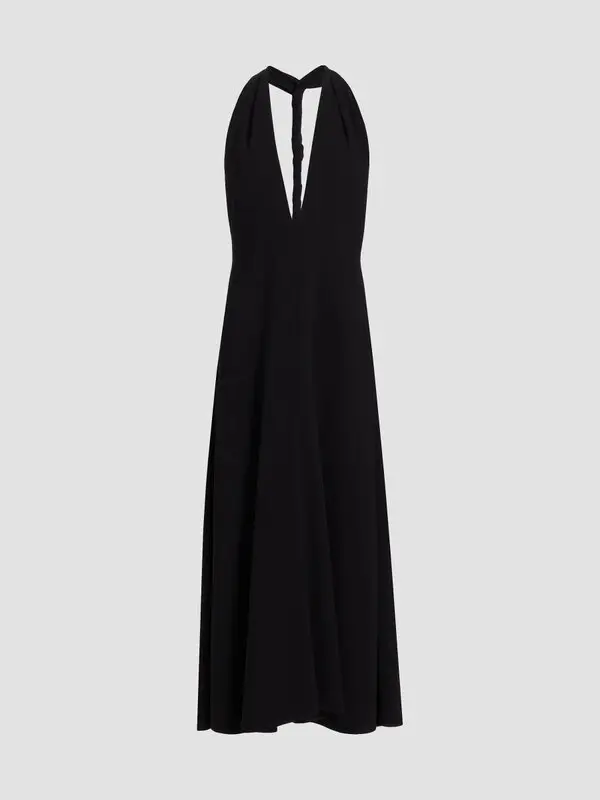 Proenza Schouler Twisted Back Maxi Dress - Black