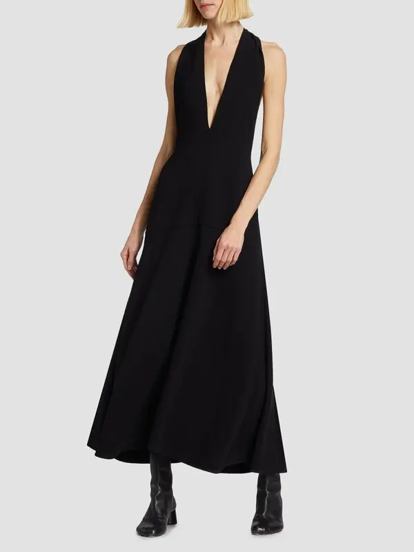 Proenza Schouler Twisted Back Maxi Dress - Black