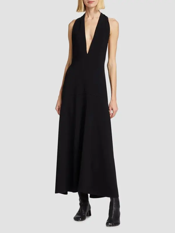 Proenza Schouler Twisted Back Maxi Dress - Black