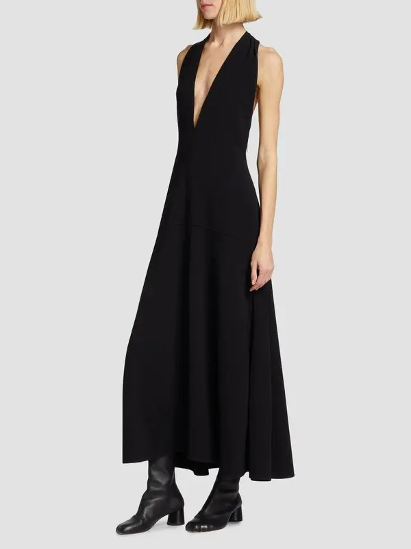 Proenza Schouler Twisted Back Maxi Dress - Black