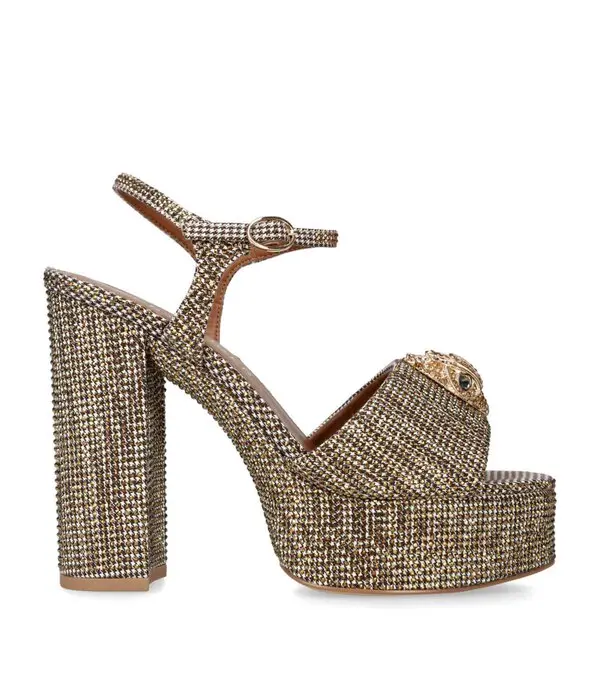 Kurt Geiger Kensington Platform Sandals 125 - Beige