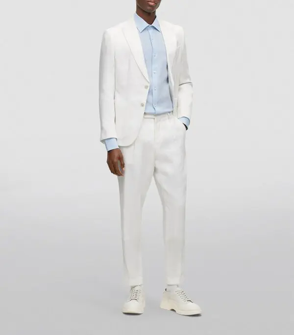 BOSS Linen Shirt - Blue