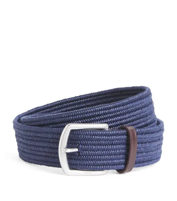 Polo Ralph Lauren Canvas Braided Belt - Blue