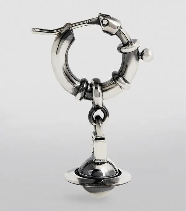 Vivienne Westwood Pauliana Single Hoop Earring - Silver | Editorialist