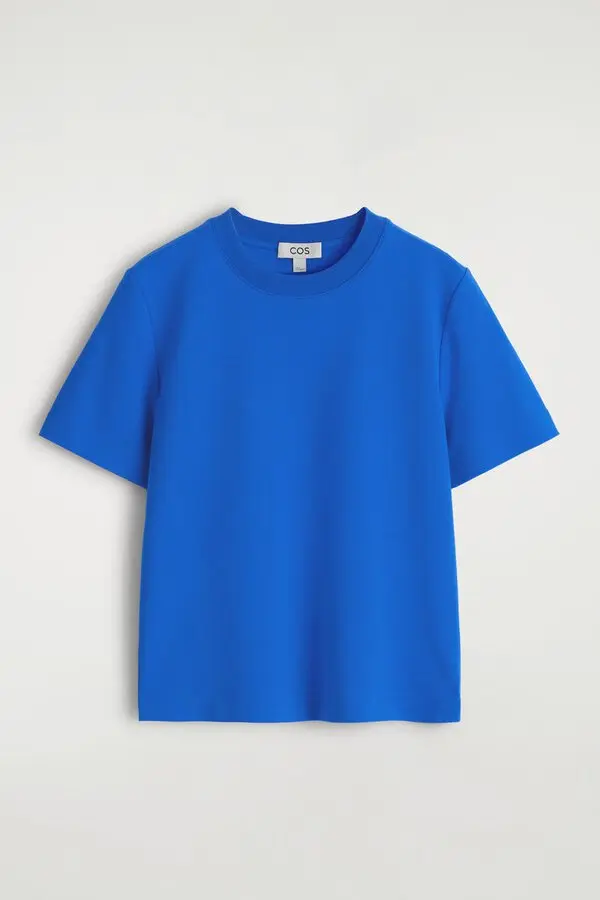 Cos Clean Cut Regular T-shirt - Blue