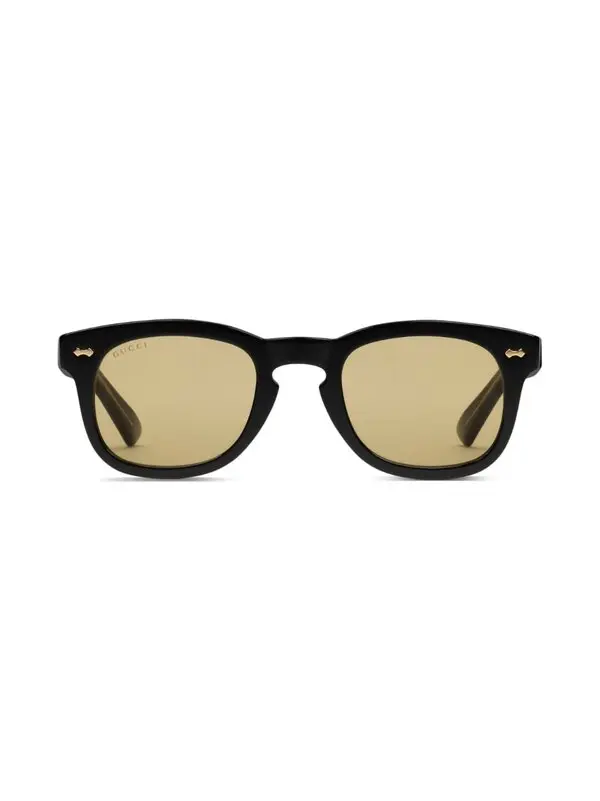 Gucci Double-frame Round Sunglasses