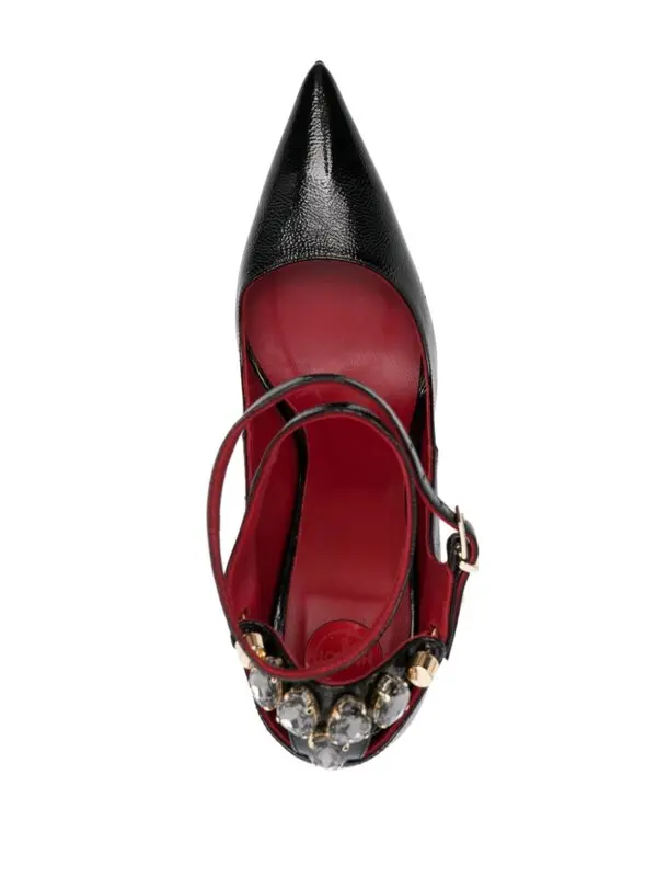 HARDOT 125mm Gem-embellished Pumps