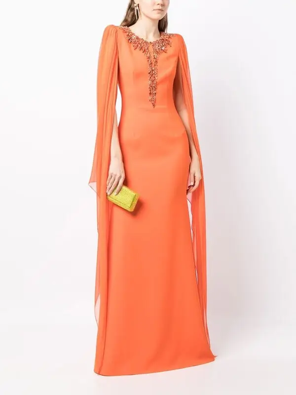 jenny packham orange dress Jenny Packham Gold Dress