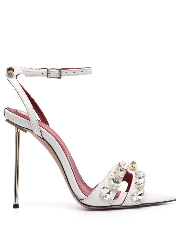 HARDOT Booty 120mm Crystal-embellished Sandals