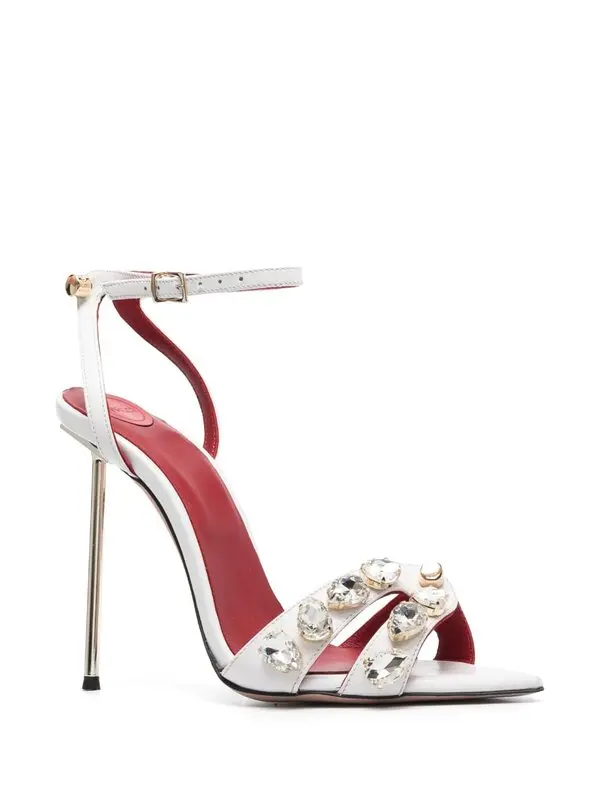 HARDOT Booty 120mm Crystal-embellished Sandals