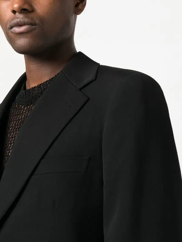 Comme Des Garçons Tailored Wool-blend Blazer