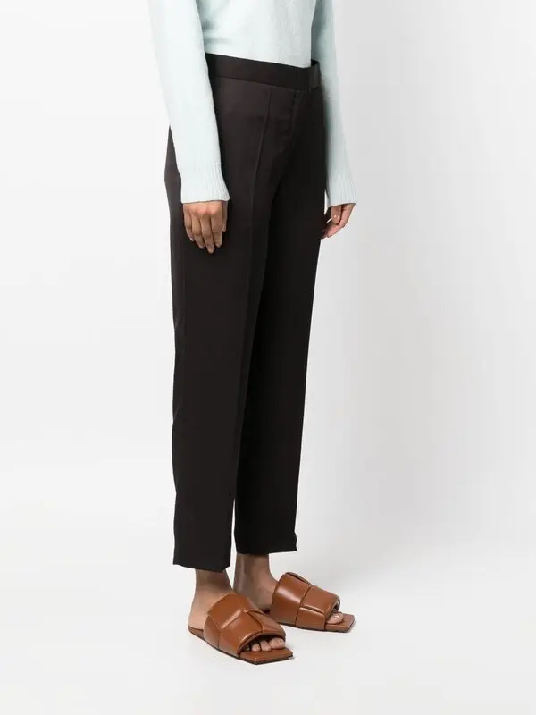 JIL SANDER Cropped Twill Trousers