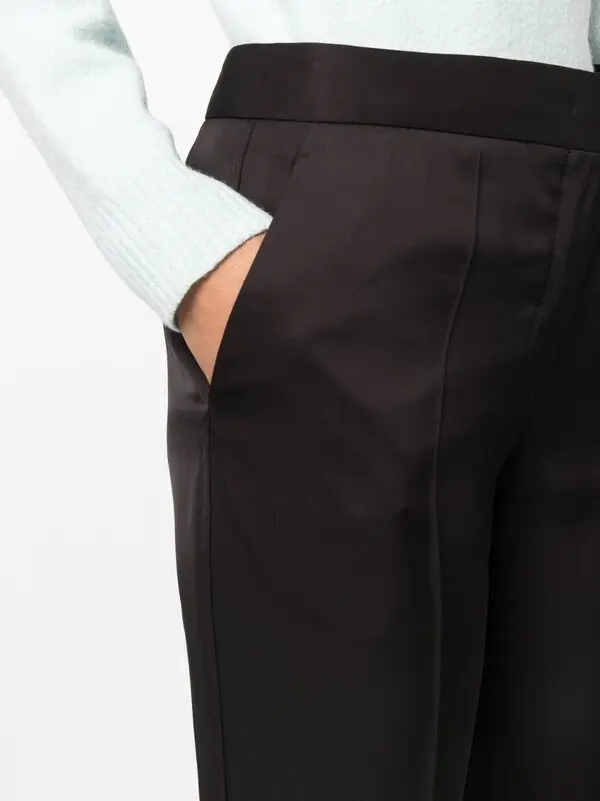 JIL SANDER Cropped Twill Trousers