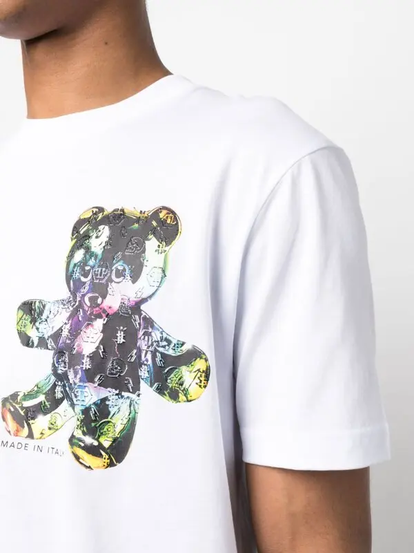 Philipp Plein Teddy Bear-print T-shirt - White