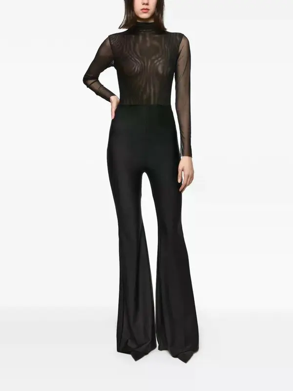 ATU BODY COUTURE High-waist Flared Trousers - Black