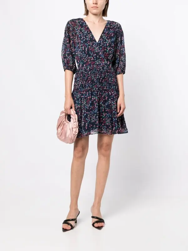 Ted Baker London Casadee Wrap Mini Dress
