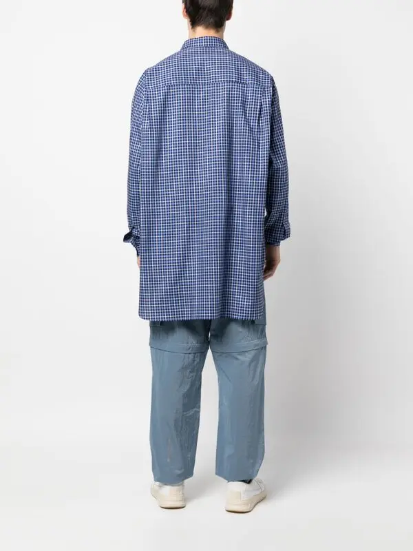 CHLOE NARDIN Plaid-pattern Oversize Shirt