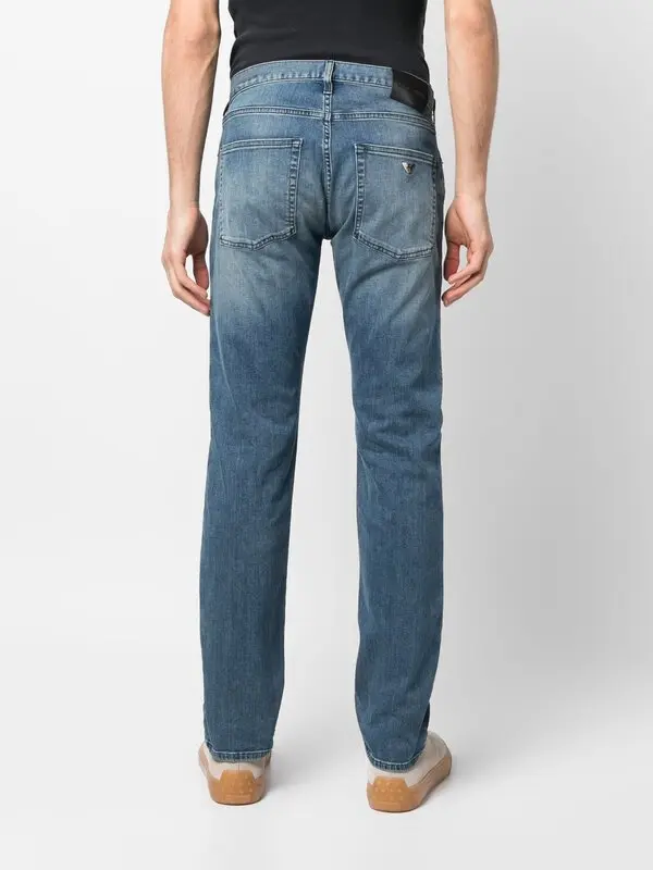 Emporio Armani Straight-leg Twill Jeans
