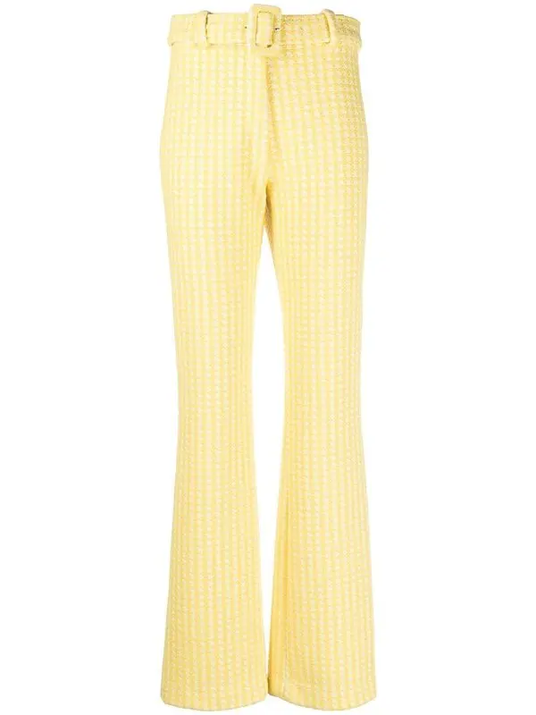 Viktor & Rolf Buckle Straight-leg Trousers - Yellow