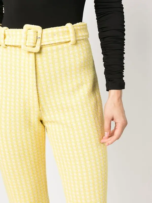 Viktor & Rolf Buckle Straight-leg Trousers - Yellow
