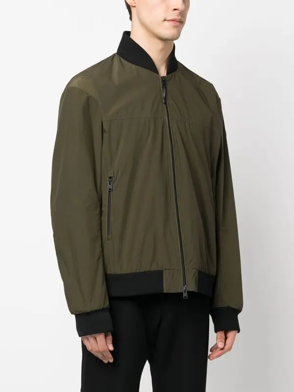 Woolrich Logo-patch Zip-up Bomber Jacket