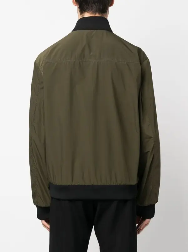 Woolrich Logo-patch Zip-up Bomber Jacket