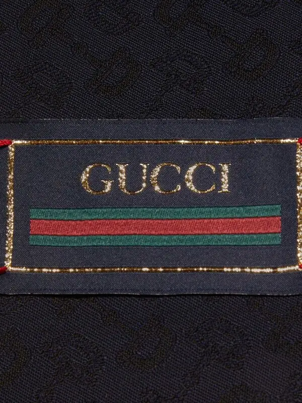 Gucci Horsebit Jacquard Drawstring Trousers