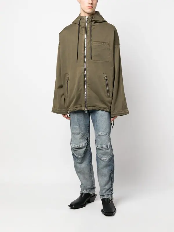 DIESEL® Logo-embroidered Hooded Jacket