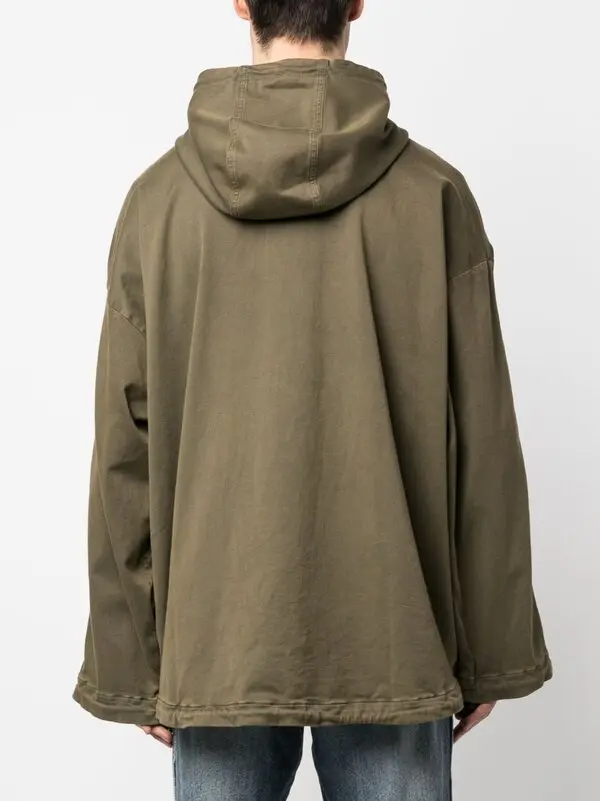 DIESEL® Logo-embroidered Hooded Jacket