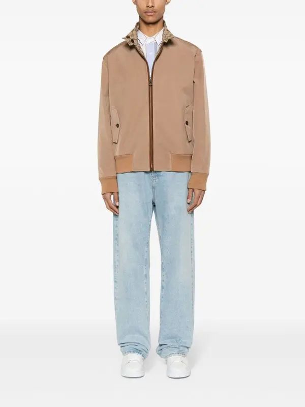 Gucci Gg Supreme-canvas Reversible Jacket - Brown