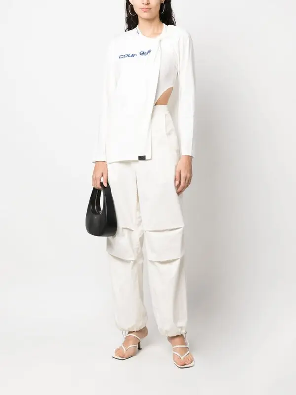 COURREGES Double-layer Asymmetric Jersey
