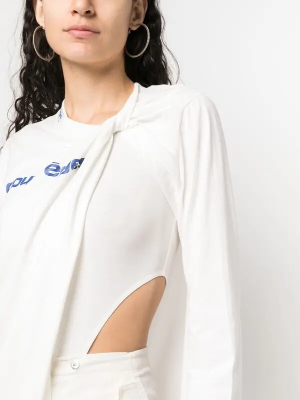 COURREGES Double-layer Asymmetric Jersey