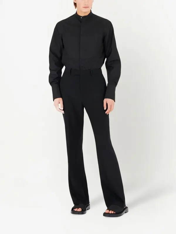 FERRAGAMO Tailored Trousers With Satin Inserts