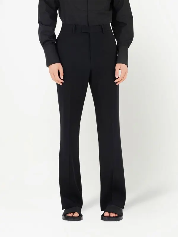 FERRAGAMO Tailored Trousers With Satin Inserts