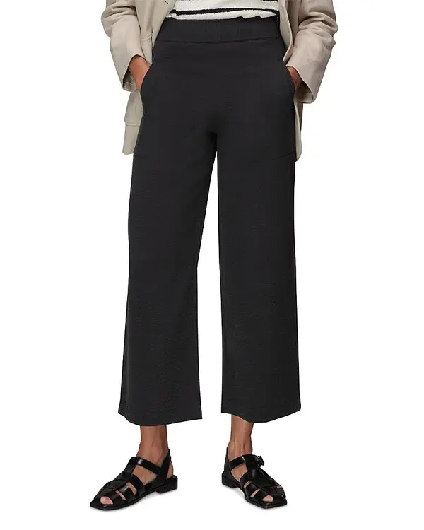 Whistles Jade Side Zip Trousers - Black