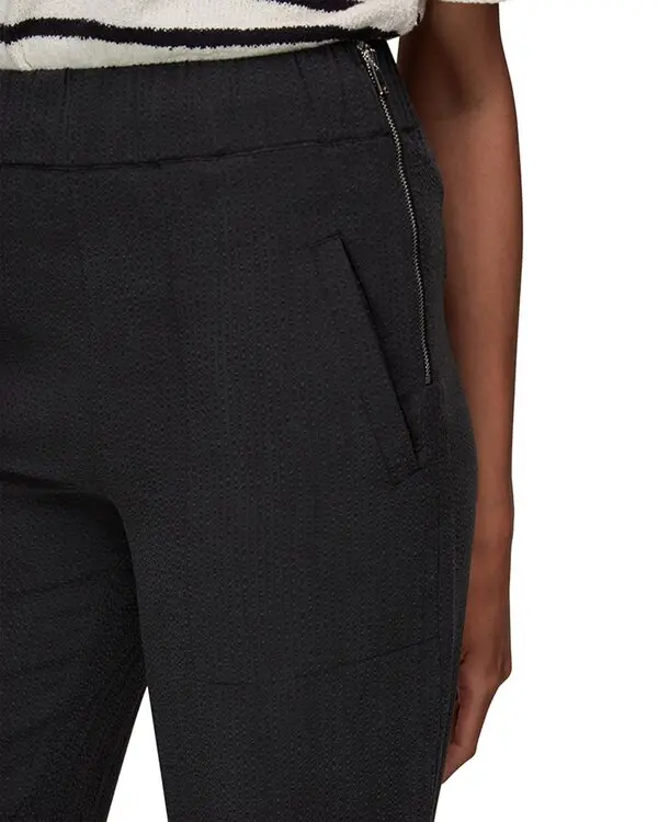 Whistles Jade Side Zip Trousers - Black