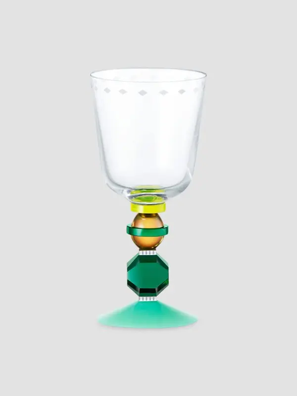 REFLECTIONS COPENHAGEN Mayfair 2-piece Short Crystal Glass Set - Silver