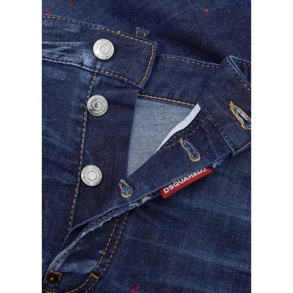 Dsquared2 Marine Distressed Stretch-denim Shorts