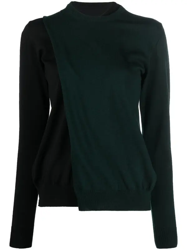 Colville Long-sleeve Knitted Wool Top