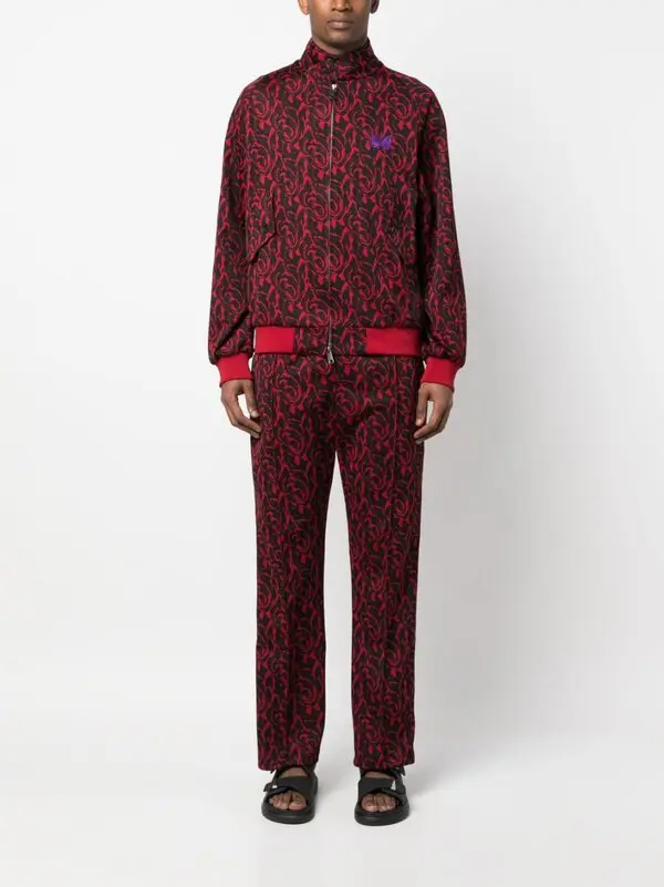 Needles Pintuck Graphic Trousers - Red