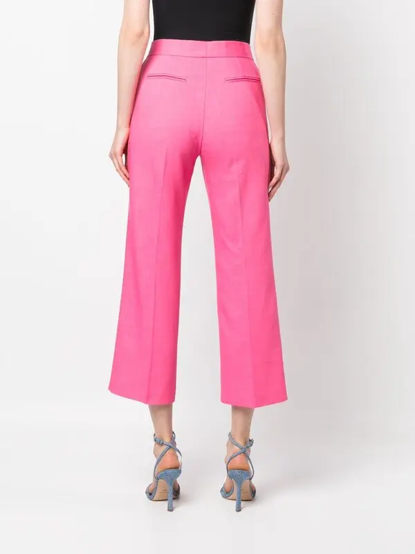 MSGM High-waist Cropped Trousers