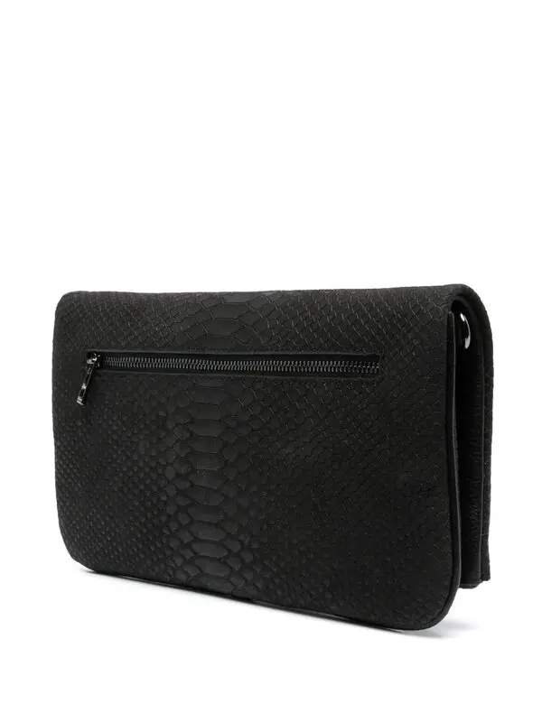 Zadig&Voltaire Crocodile-embossed Crossbody Bag - Black