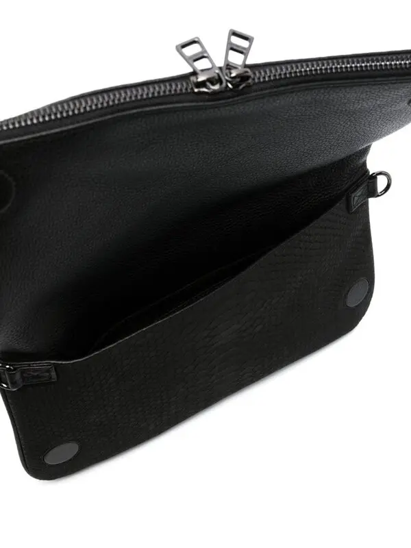 Zadig&Voltaire Crocodile-embossed Crossbody Bag - Black