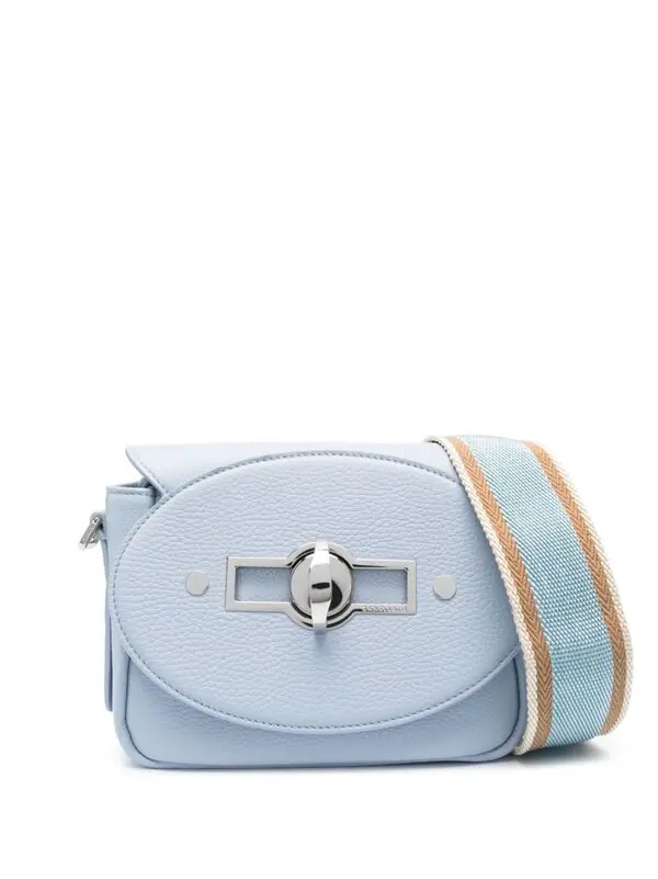 ZANELLATO Small Tina Daily Leather Shoulder Bag - Blue
