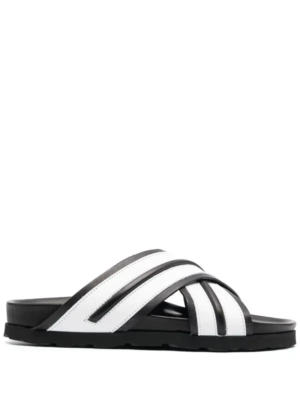 Palm Angels Track Criss-cross Slides