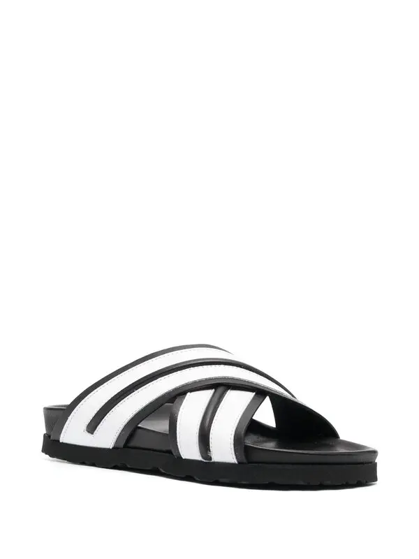 Palm Angels Track Criss-cross Slides