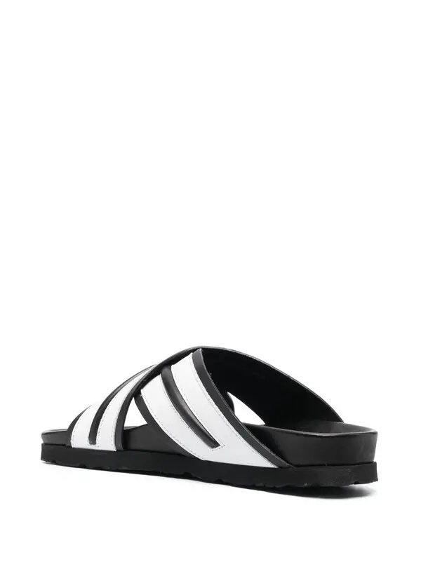 Palm Angels Track Criss-cross Slides