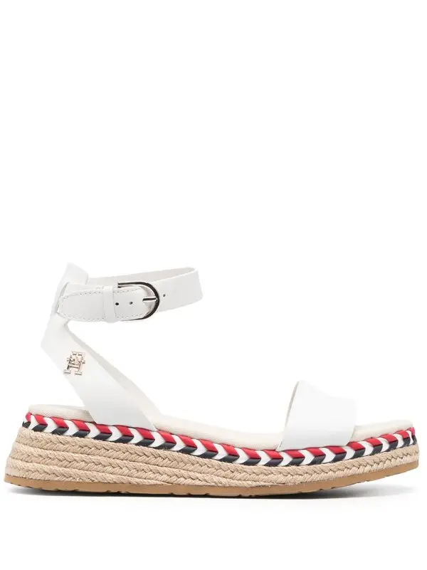 Tommy Hilfiger Strap Detail Leather Sandals