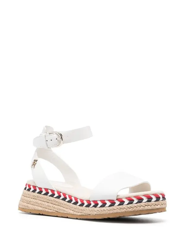Tommy Hilfiger Strap Detail Leather Sandals